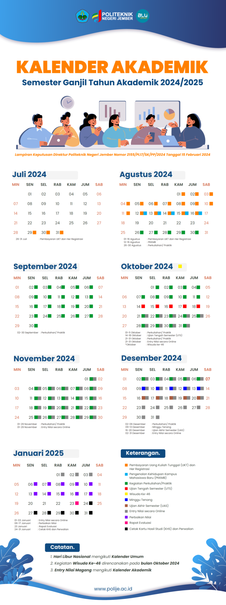 Kalender Akademik – Politeknik Negeri Jember
